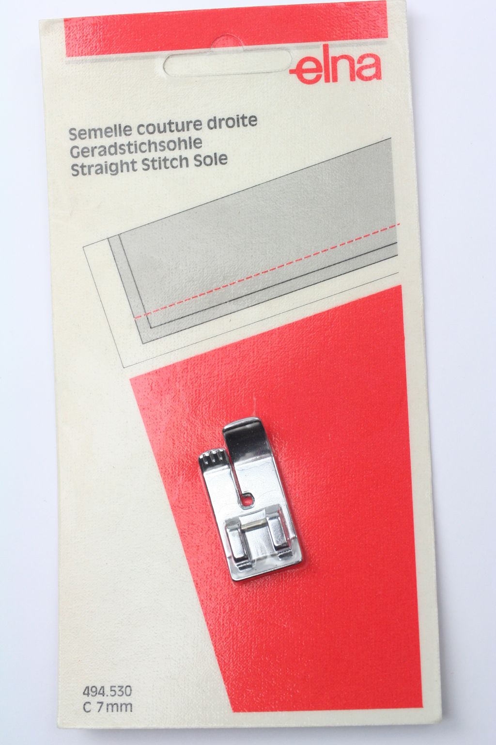 Nähmaschinen Shop Rosenmüller - Semelle conture droite for Elna 8000 ...